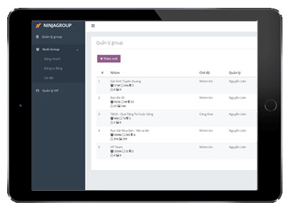 Ninja Group – Phần mềm quản lý chăm sóc group facebook Ninja Group ...